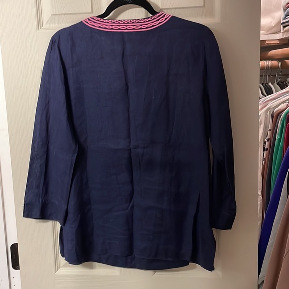 Lilly Pulitzer | Tops | Lilly Pulitzer Linen Shirt Euc | Poshmark